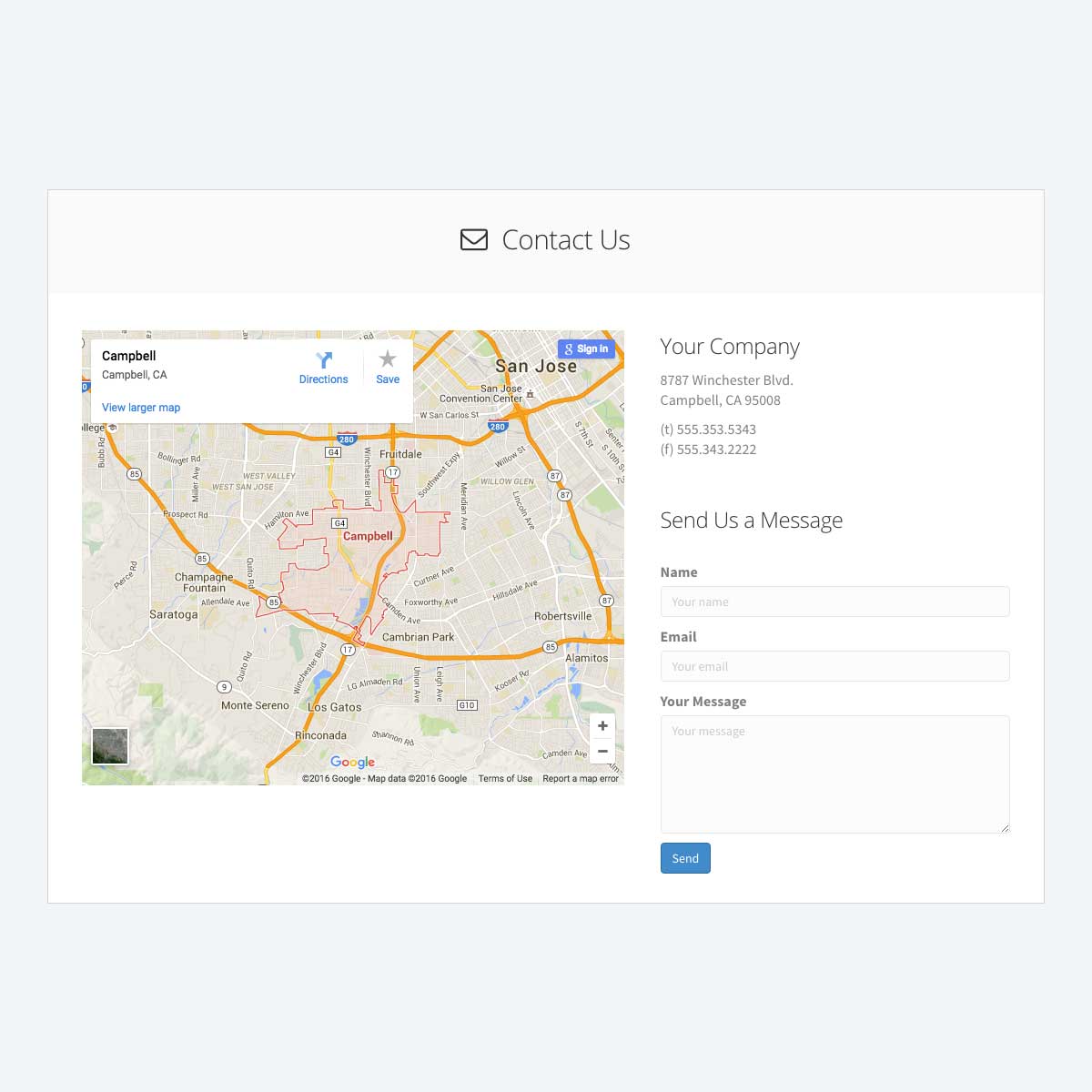 contact-page-template-beaver-builder