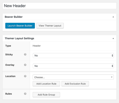 How to Customize WordPress Website Header | Beaver Builder
