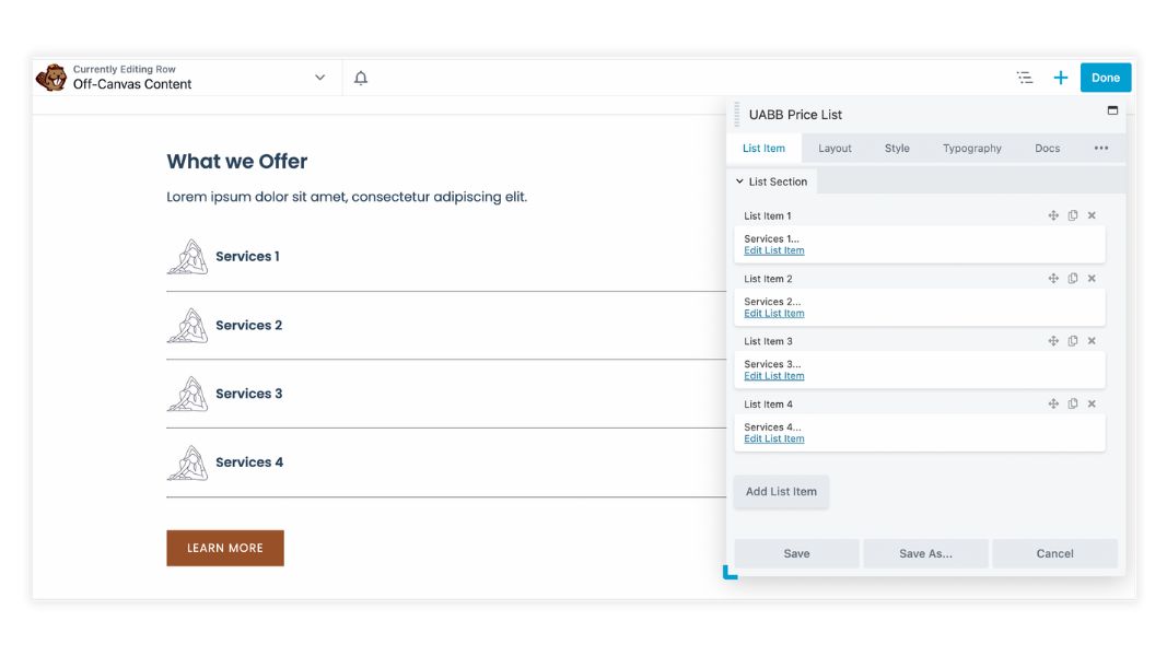 How To Add Off Canvas Menu In WordPress Beaver Builder