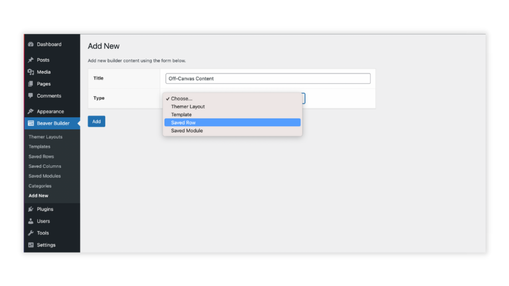 How to Add Off-Canvas Menu in WordPress | Beaver Builder