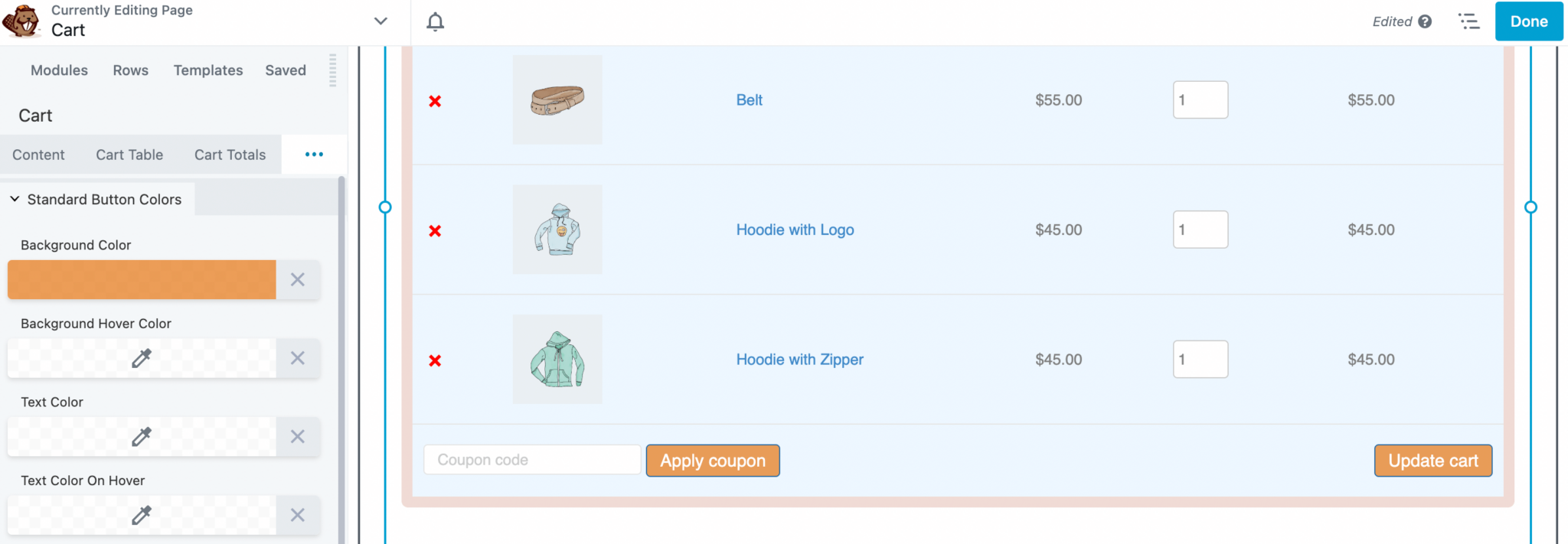 How To Customize Your Woocommerce Cart Page With Beaver Builder In 5