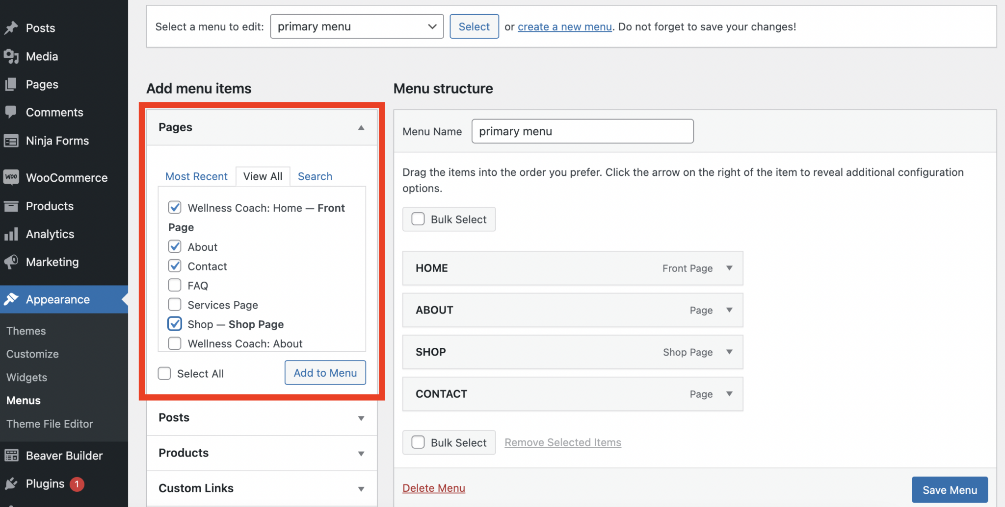 How to Add and Use the Beaver Builder Menu Module (In 5 Steps) | Beaver ...