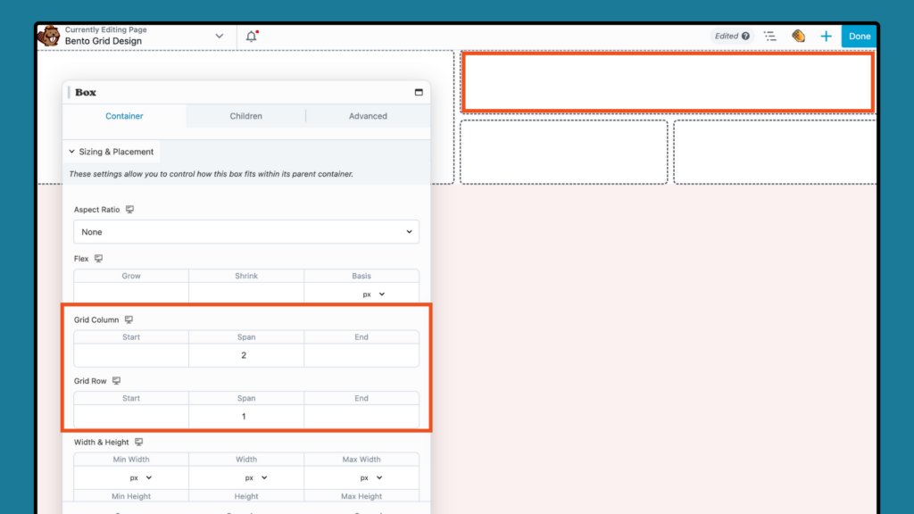 Bento Grid Design in WordPress with Beaver Builder’s Box Module